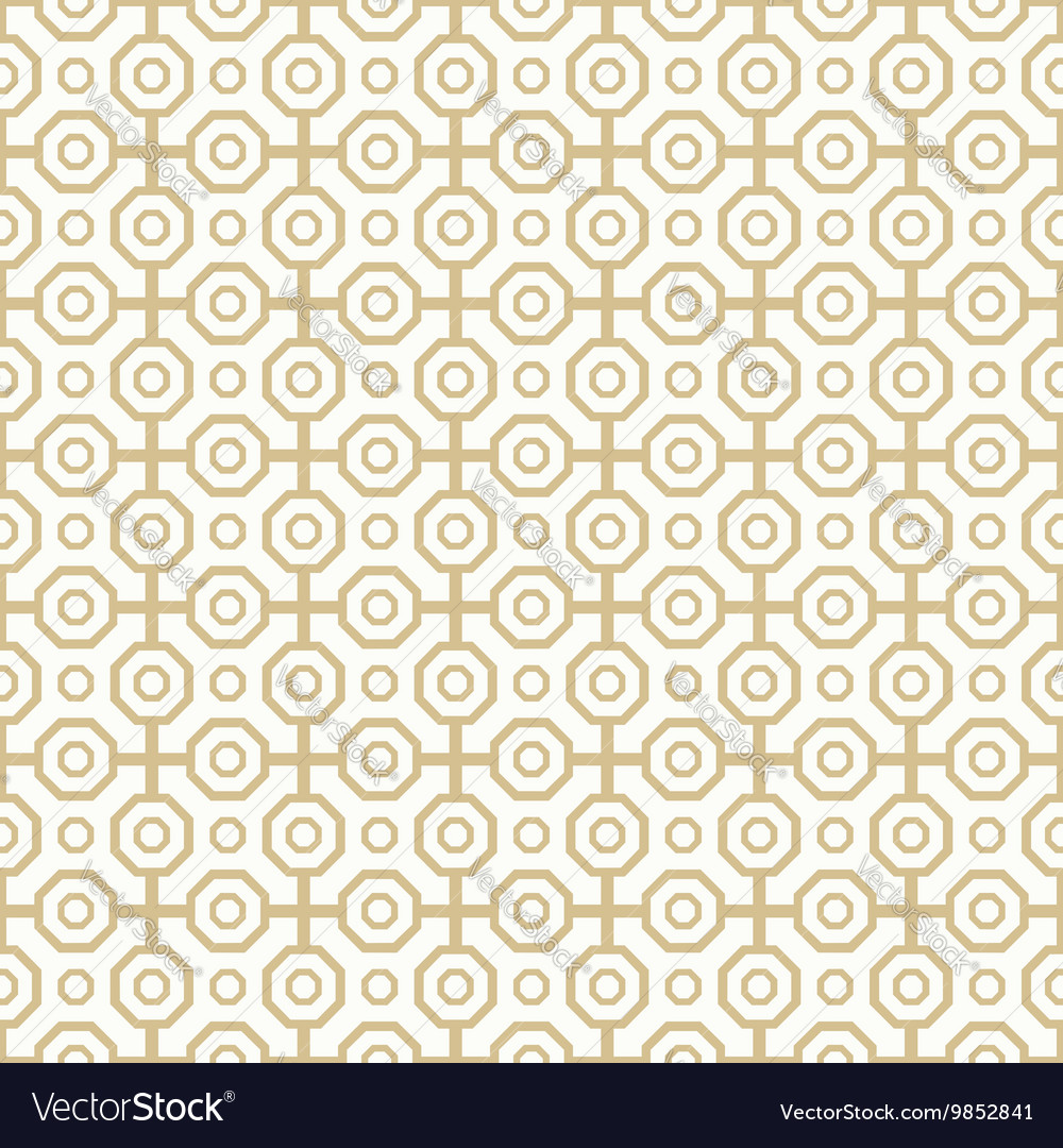Seamless abstract pattern with octagons Royalty Free Vector