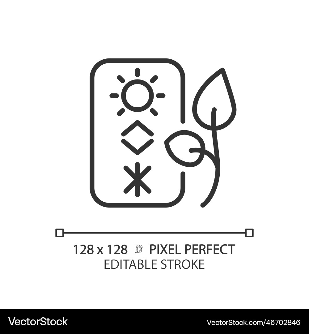 Climate condition monitoring linear icon Vector Image