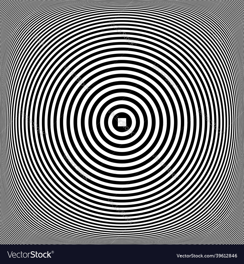 Concentric rings pattern Royalty Free Vector Image