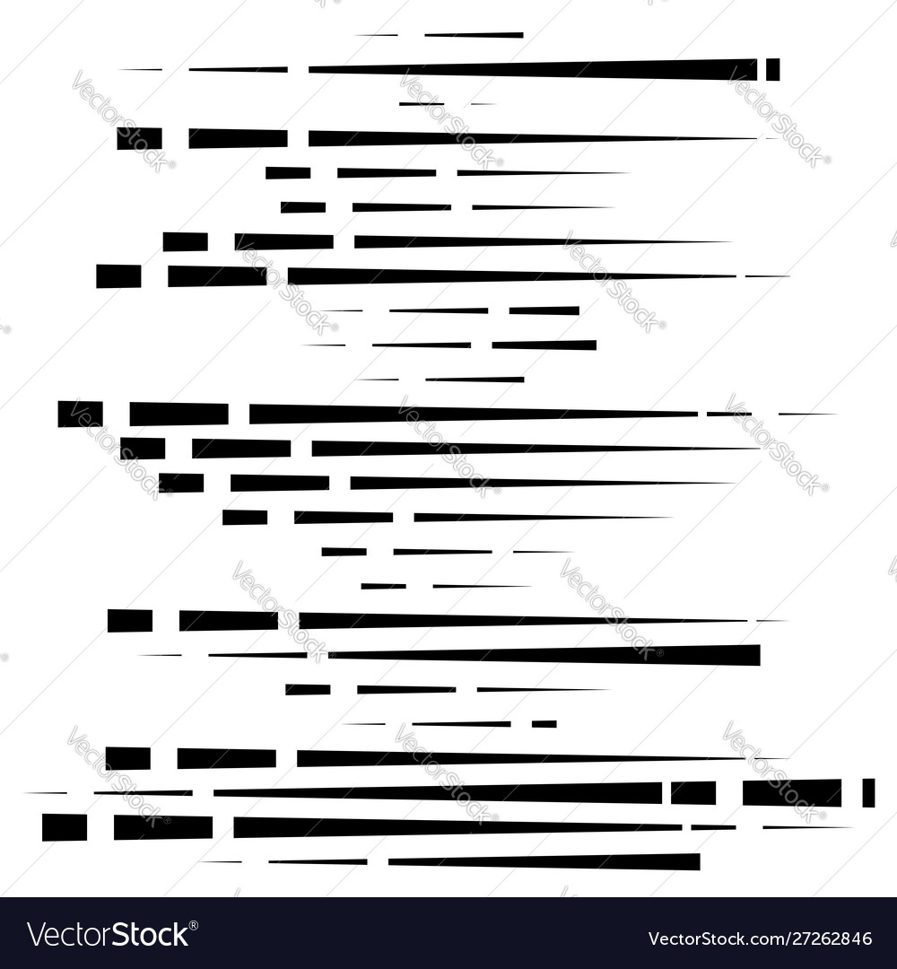Dashed irregular lines segment horizontal stripes Vector Image