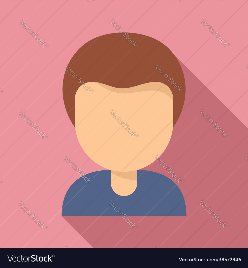 Kid programming icon flat school computer Vector Image