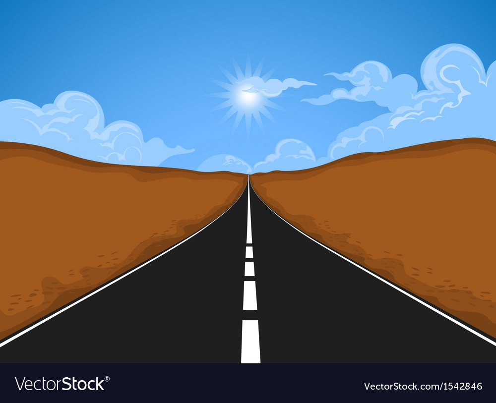 Road Royalty Free Vector Image - VectorStock