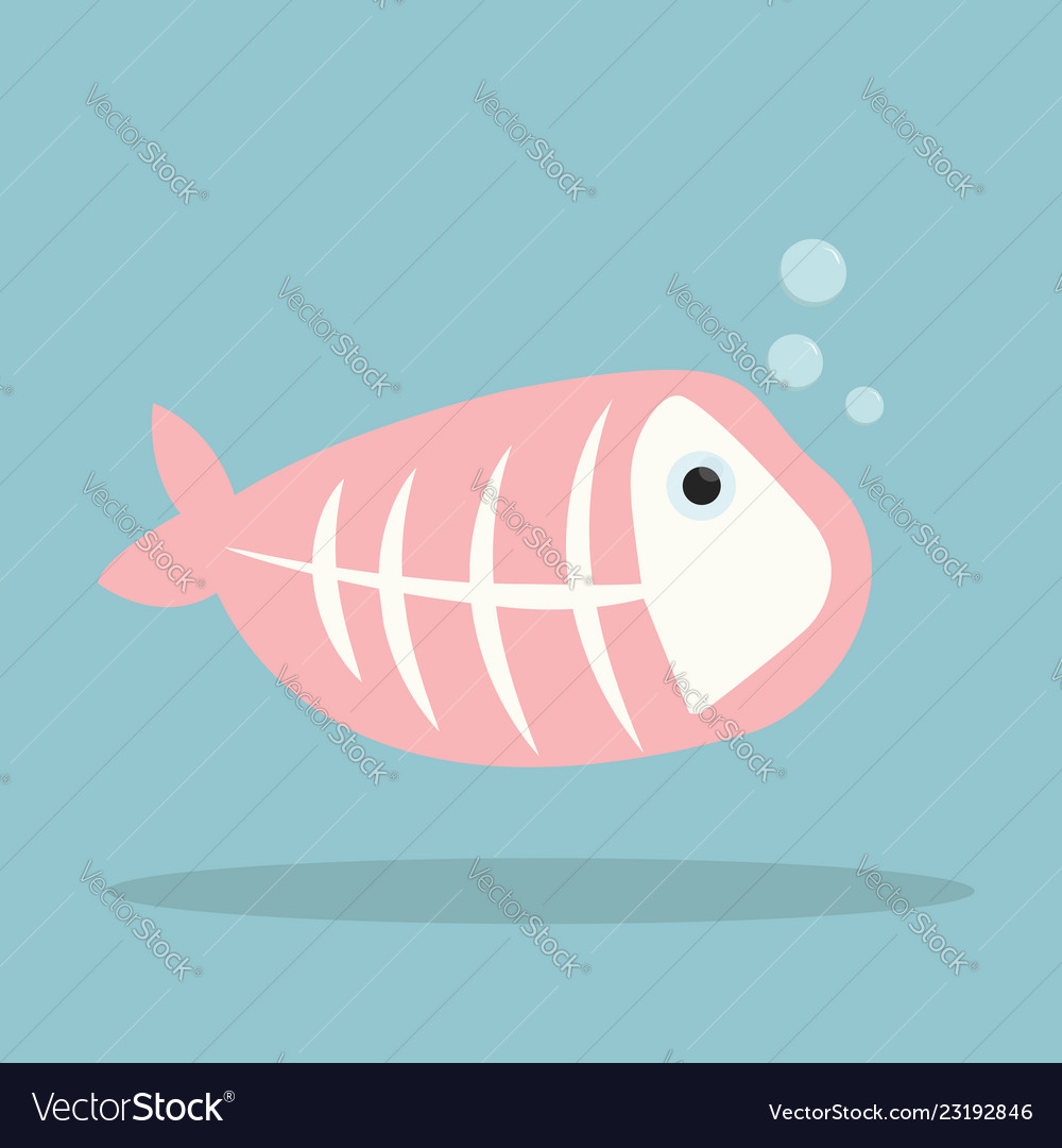 X-ray fish Royalty Free Vector Image - VectorStock