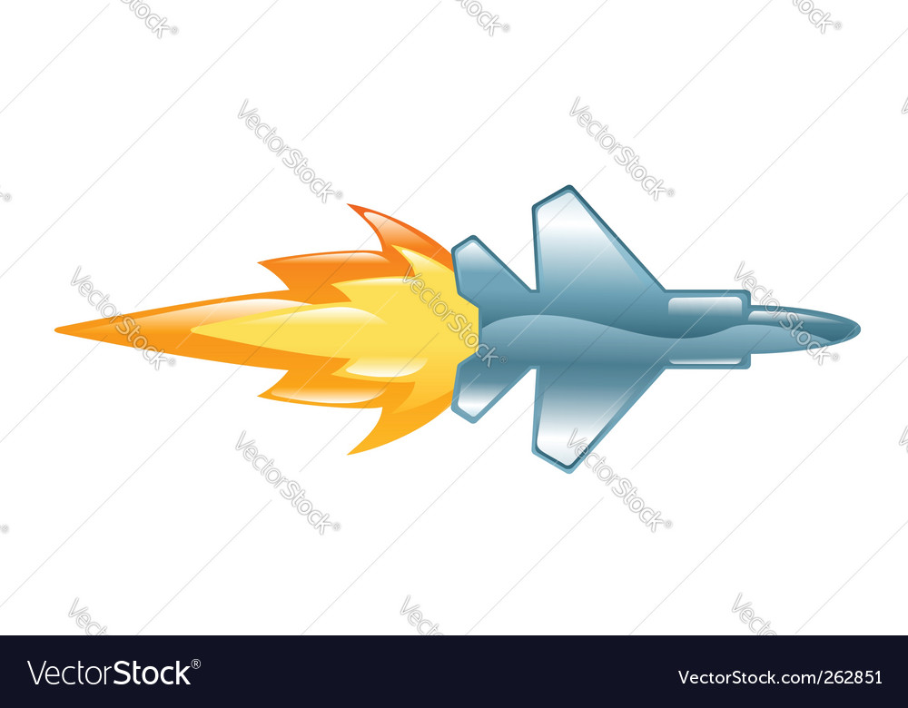 Jetplane Royalty Free Vector Image - VectorStock