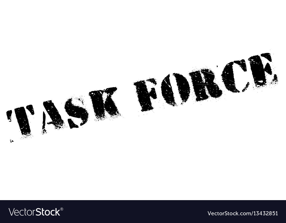 Task force rubber stamp Royalty Free Vector Image