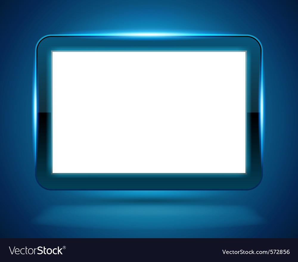 Blue frame Royalty Free Vector Image - VectorStock