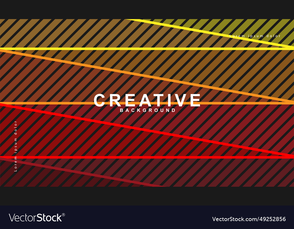 Colorful diagonal lines abstract background Vector Image