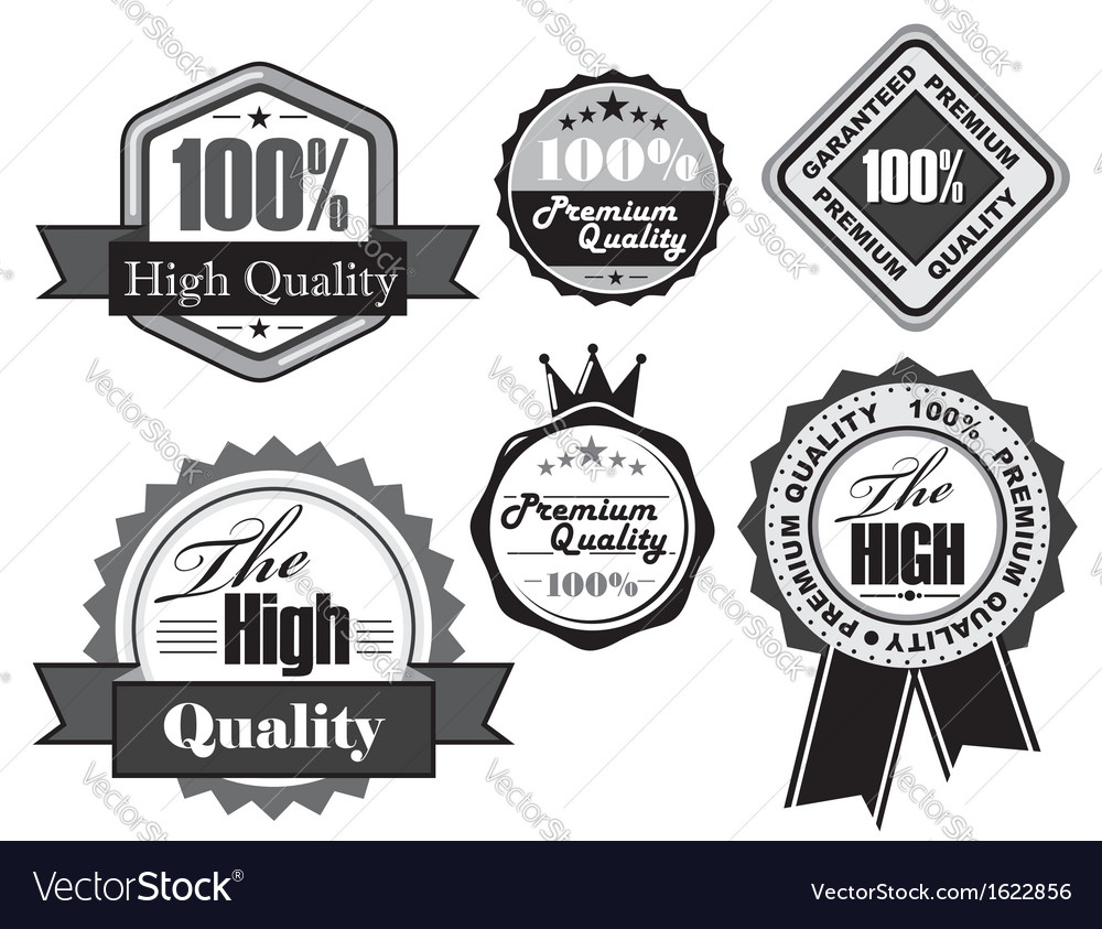 Labels Royalty Free Vector Image - VectorStock