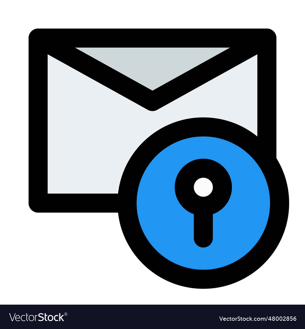 Message encrypted for security purpose Royalty Free Vector
