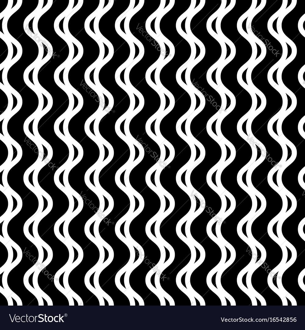 Seamless pattern vertical wavy lines Royalty Free Vector
