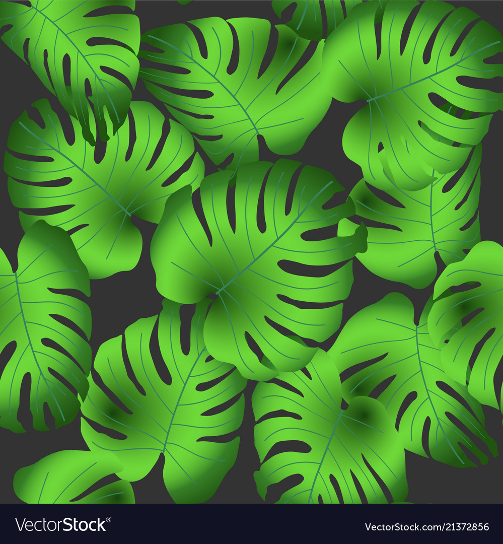 Seamless tropical pattern Royalty Free Vector Image