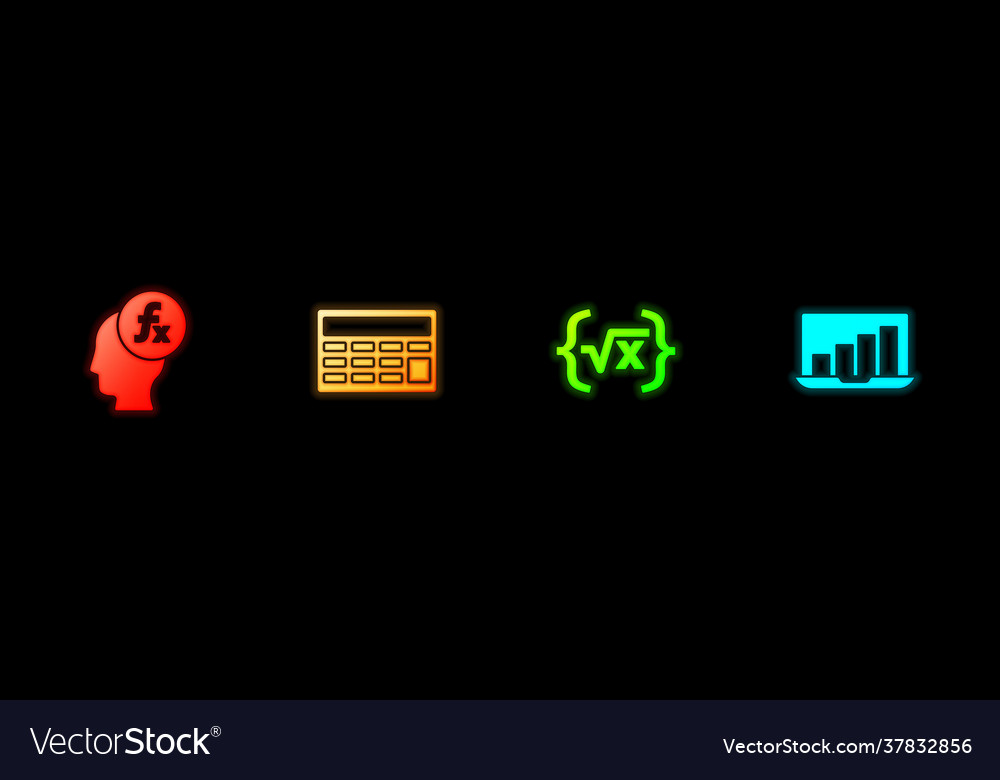 Set function mathematical symbol calculator Vector Image Set function mathematical symbol calculator Vector Image