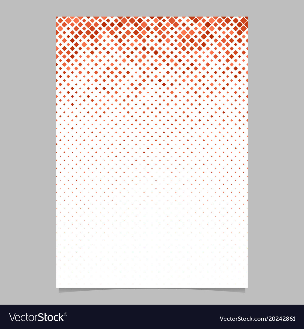 Diagonal square pattern flyer design - tile Vector Image