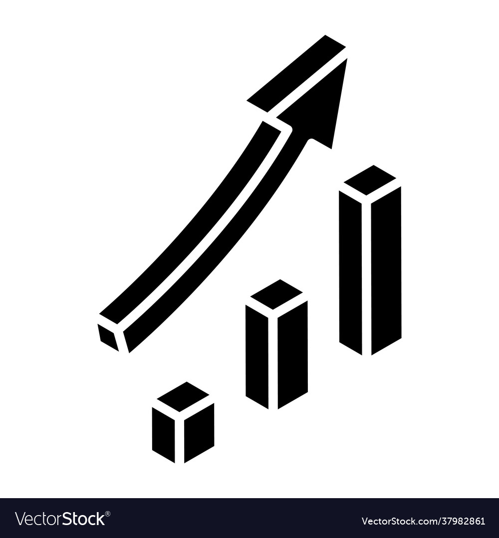 Progress chart Royalty Free Vector Image - VectorStock