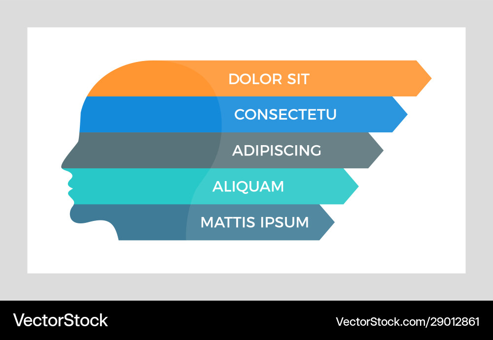 Set orange and blue black turquoise elements Vector Image