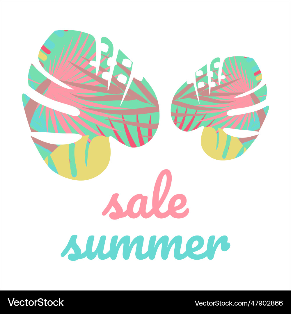 Boho summer vacation and watersport on the beach Vector Image