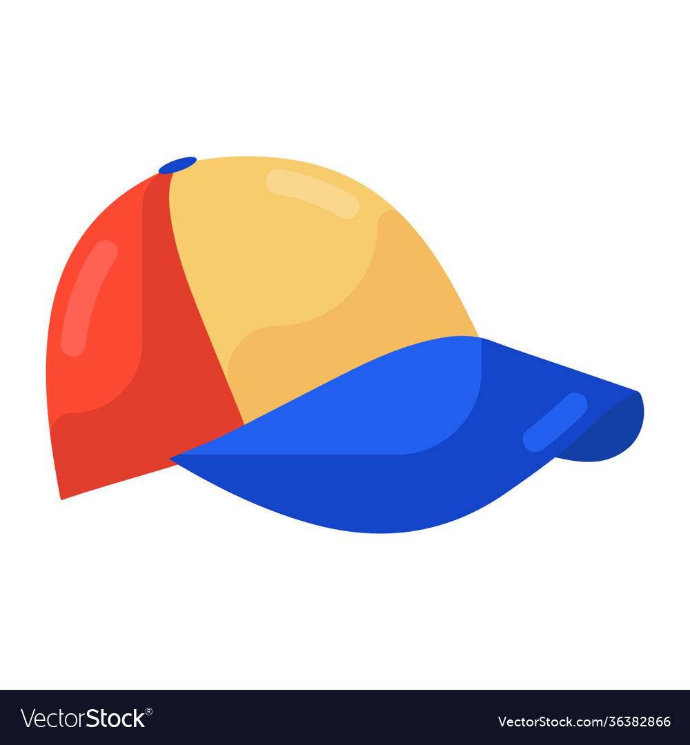 Cricket cap Royalty Free Vector Image - VectorStock
