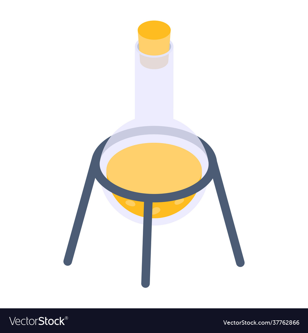 Flask stand Royalty Free Vector Image - VectorStock