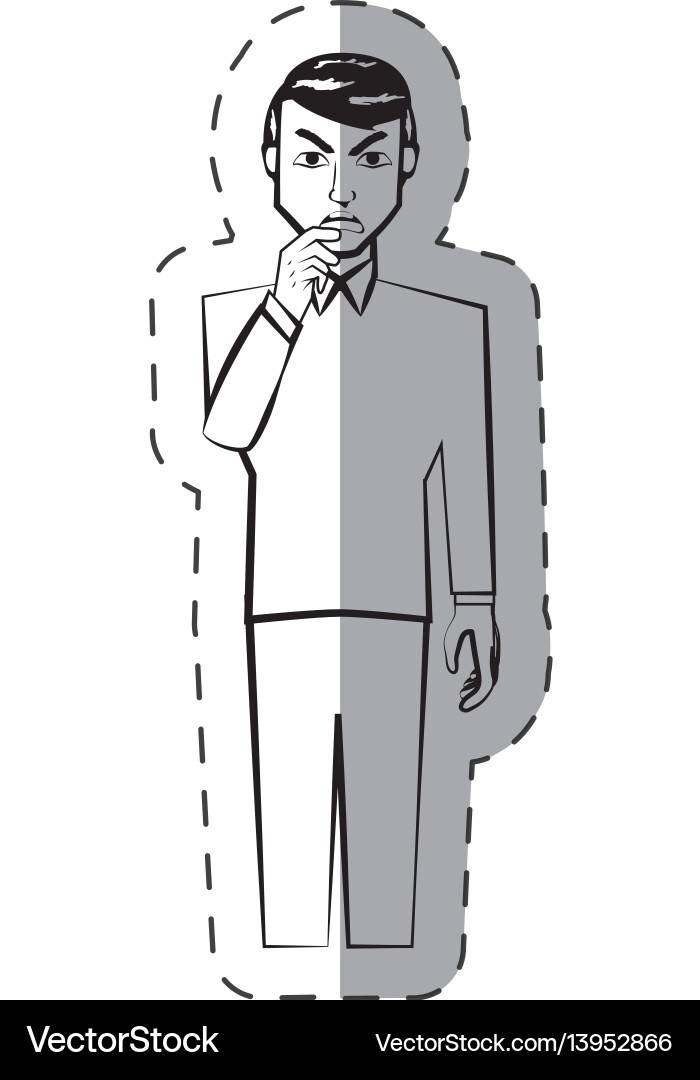 Man people male character Royalty Free Vector Image