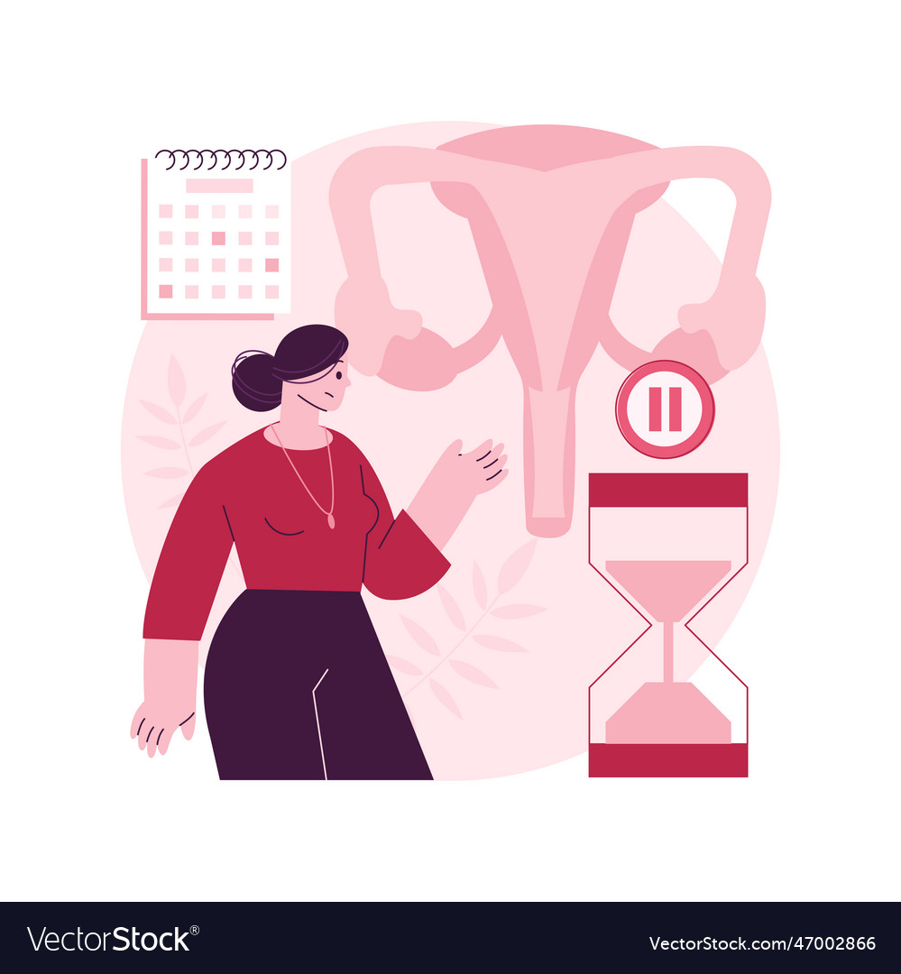 Menopause Abstract Concept Royalty Free Vector Image