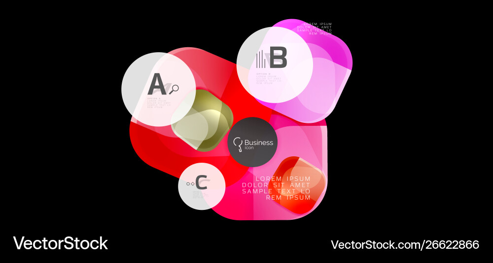 Modern advertising concept for wallpaper design Vector Image