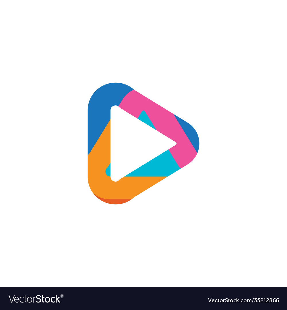 Play logo Royalty Free Vector Image - VectorStock