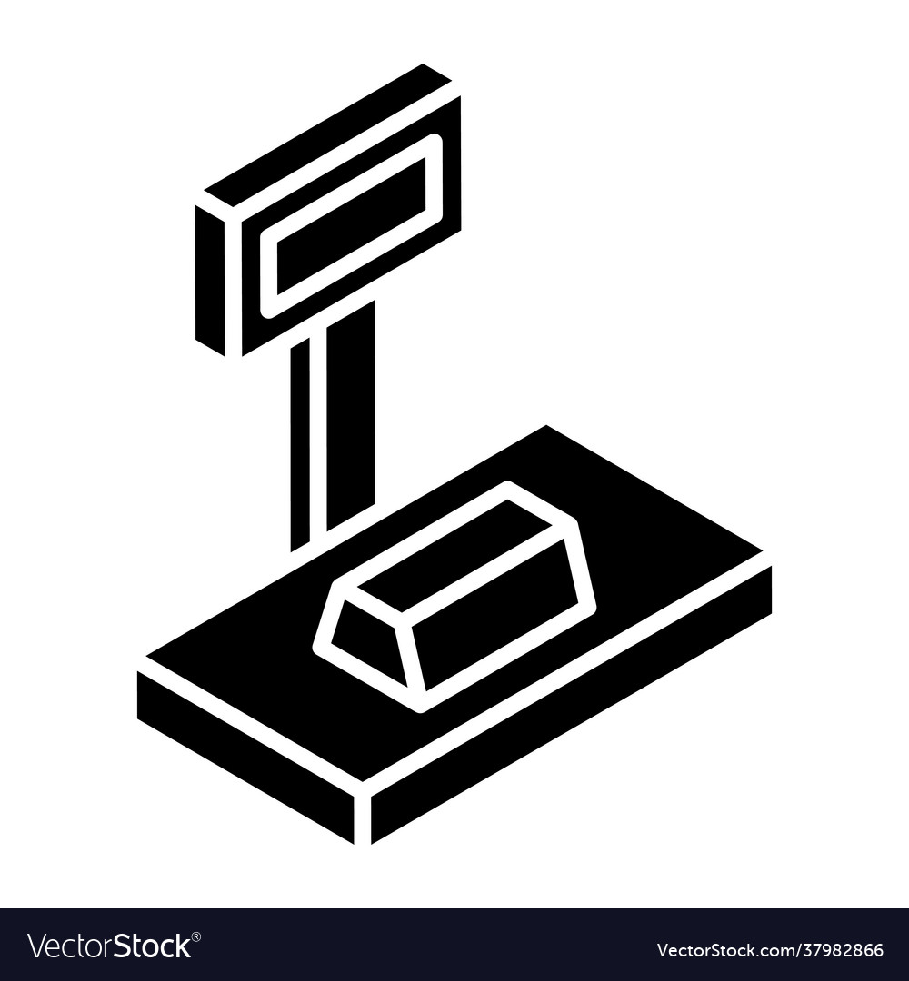 Weight machine Royalty Free Vector Image - VectorStock