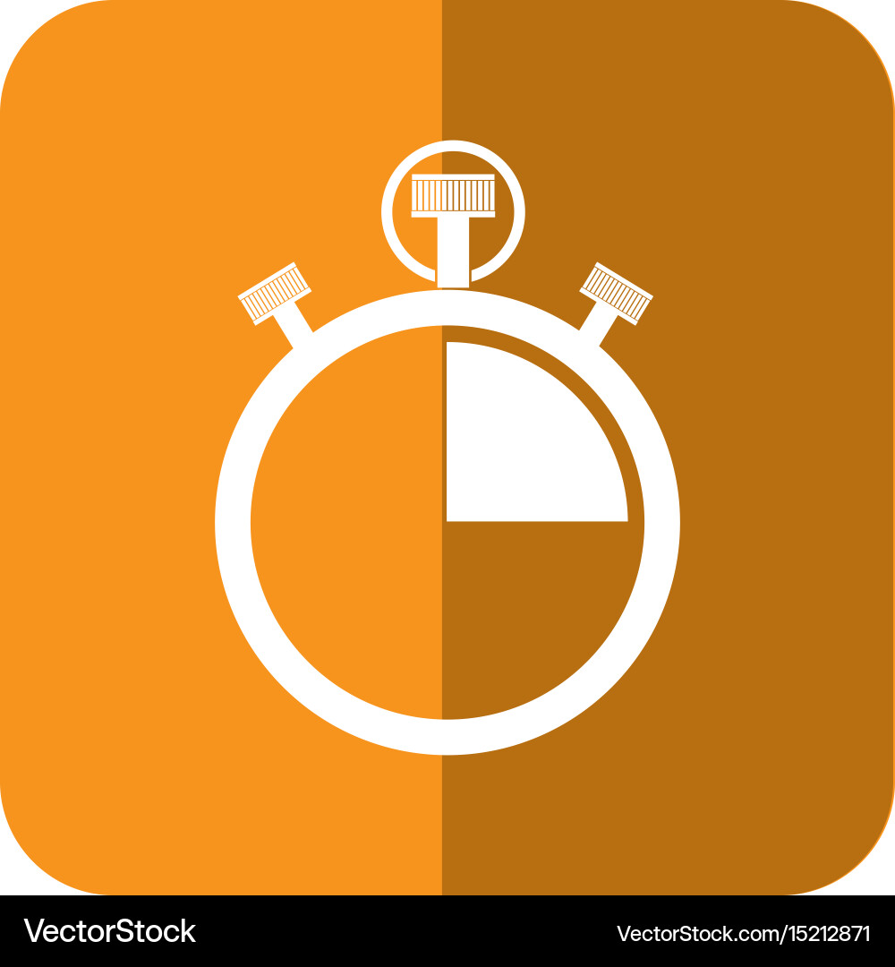 Chronometer device icon Royalty Free Vector Image