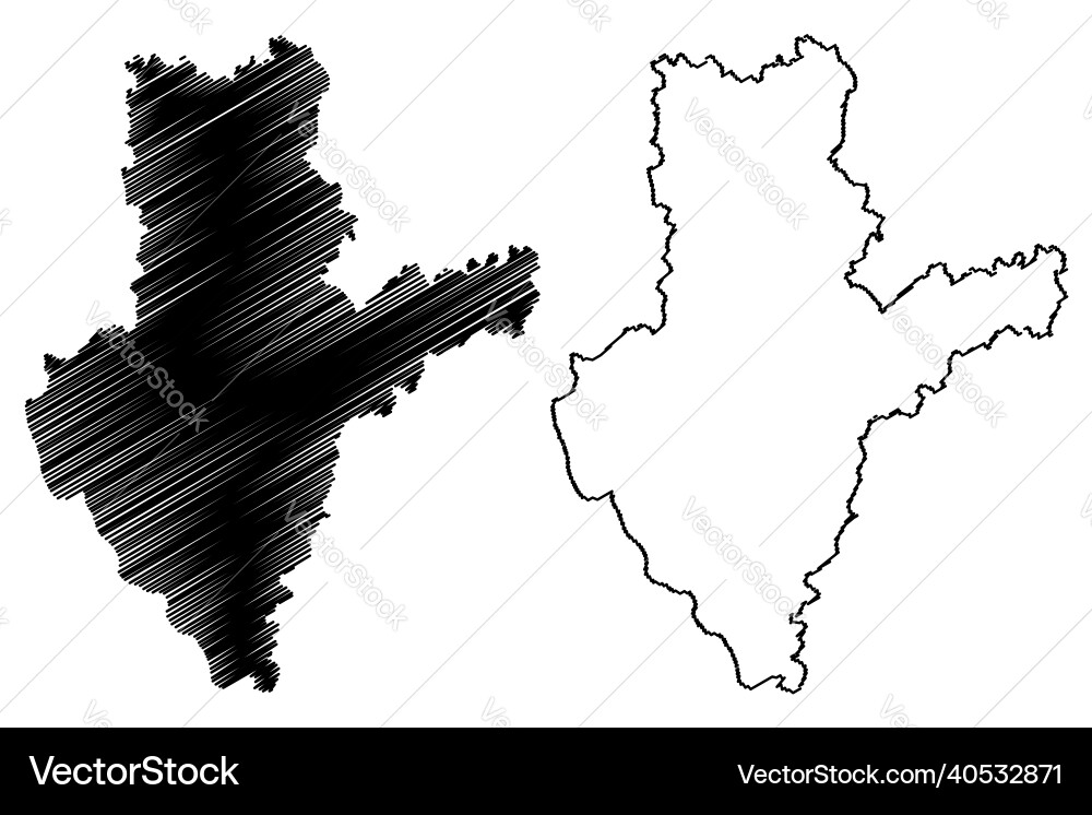 Sambhal district uttar pradesh state republic Vector Image