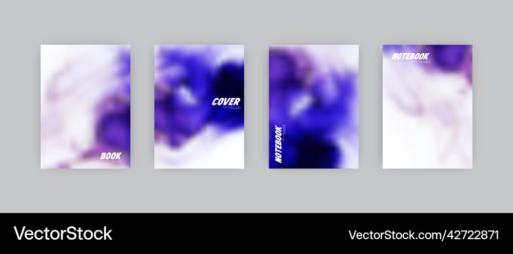 Set of cover templates Royalty Free Vector Image