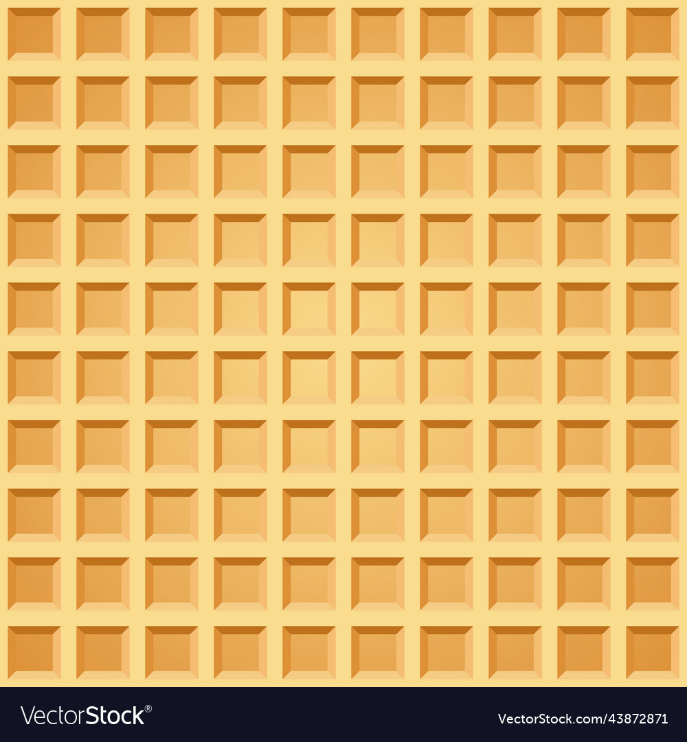 Waffle Seamless Pattern Royalty Free Vector Image