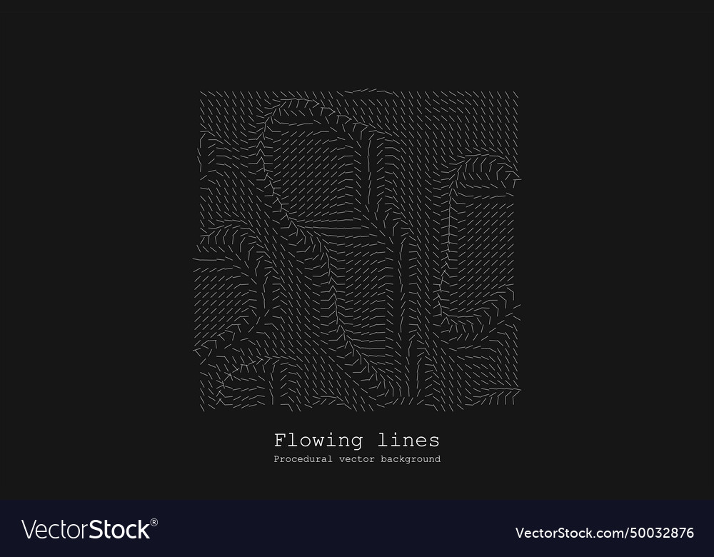 Abstract line matrix pattern noise flow dynamic Vector Image