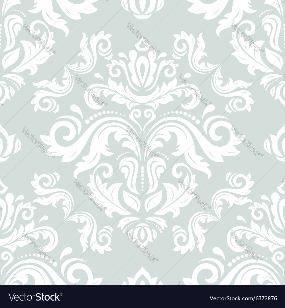 Damask Seamless Pattern Royalty Free Vector Image