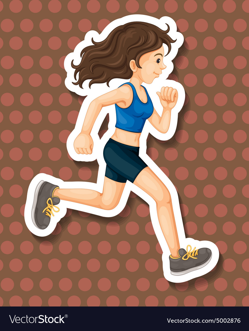 Running Royalty Free Vector Image - VectorStock