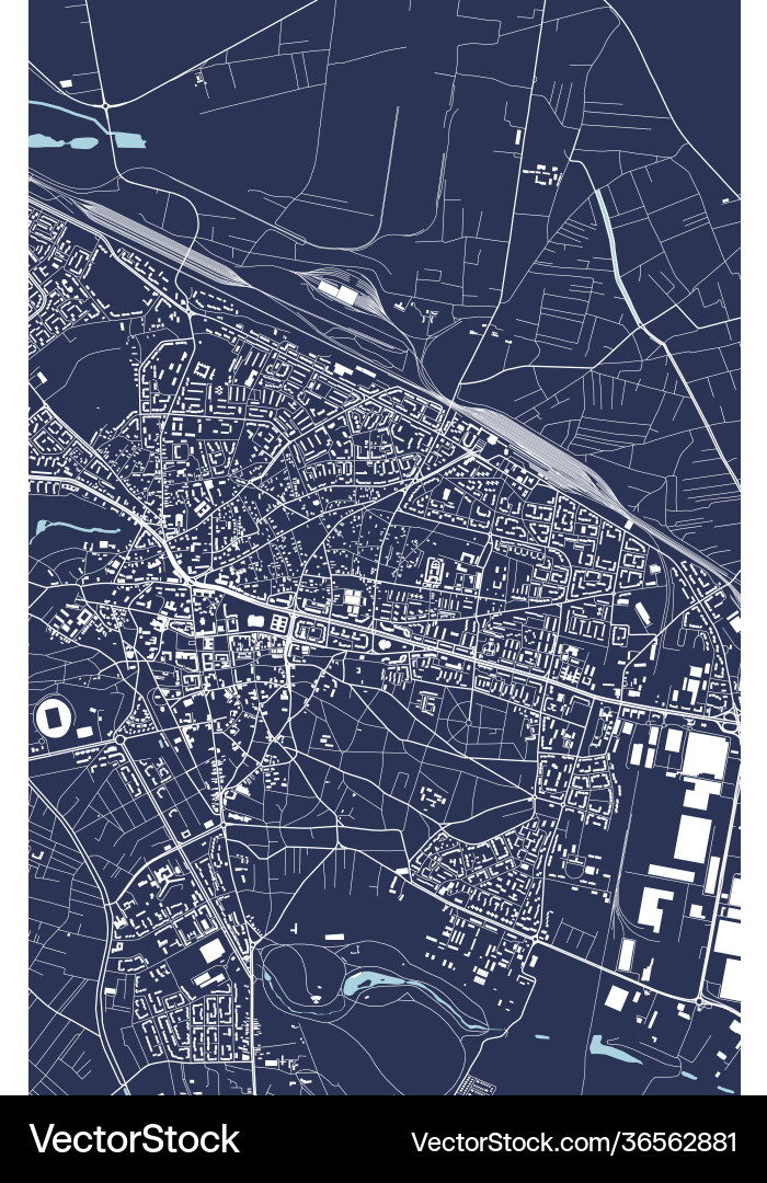 Map city craiova romania Royalty Free Vector Image