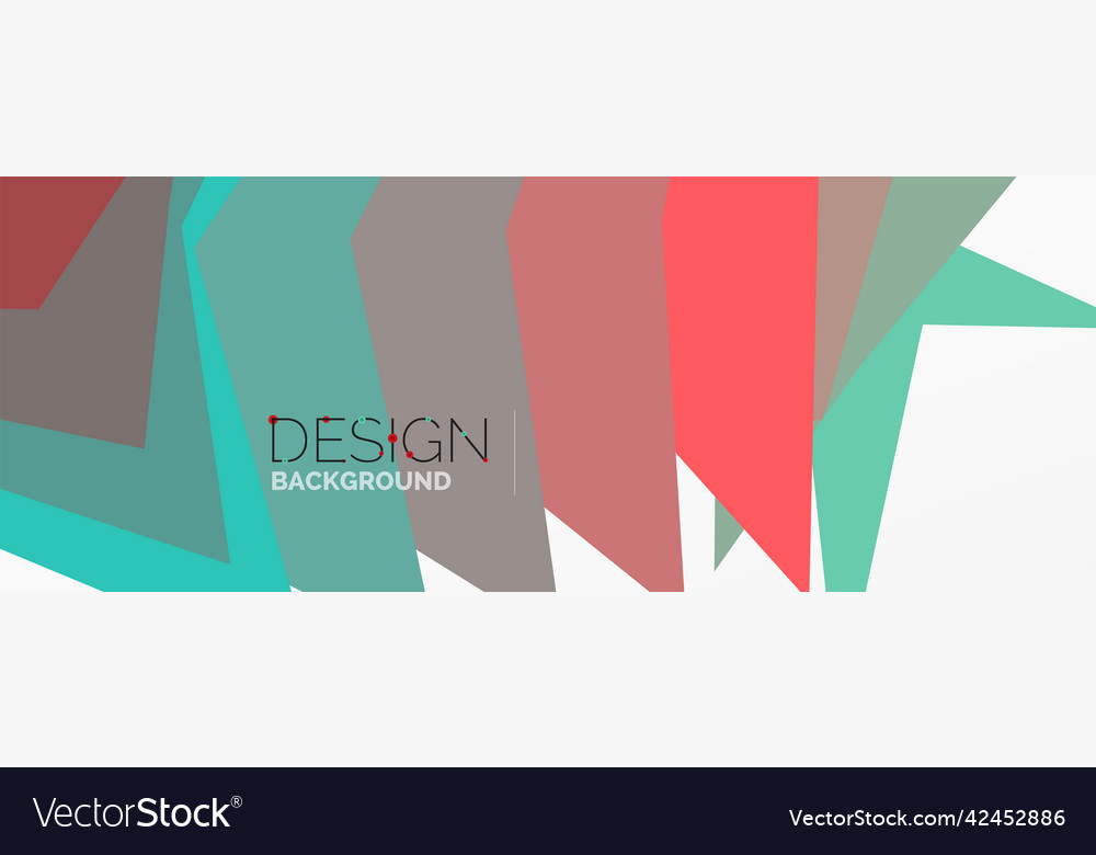 Background creative geometric shapes composition Vector Image
