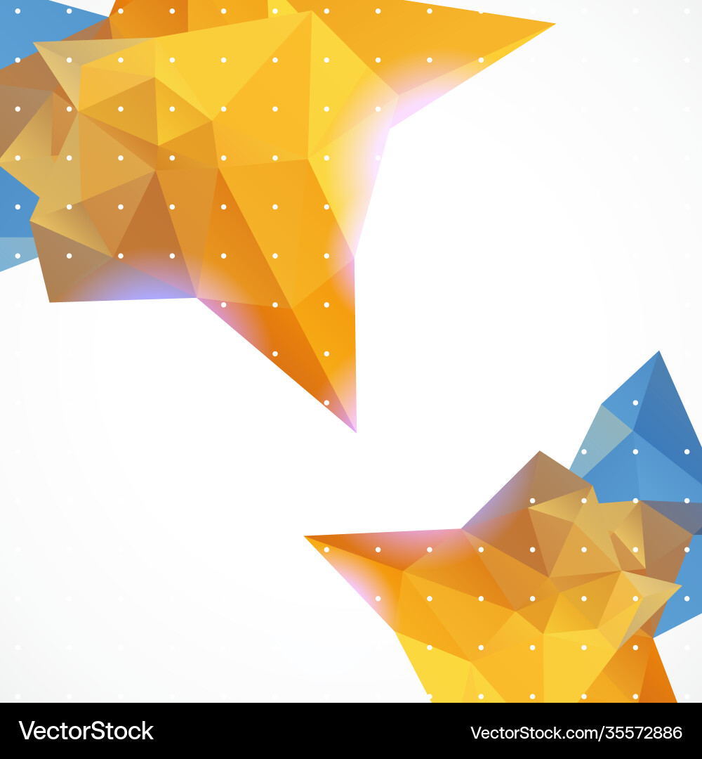 Business abstract triangle corporate background Vector Image
