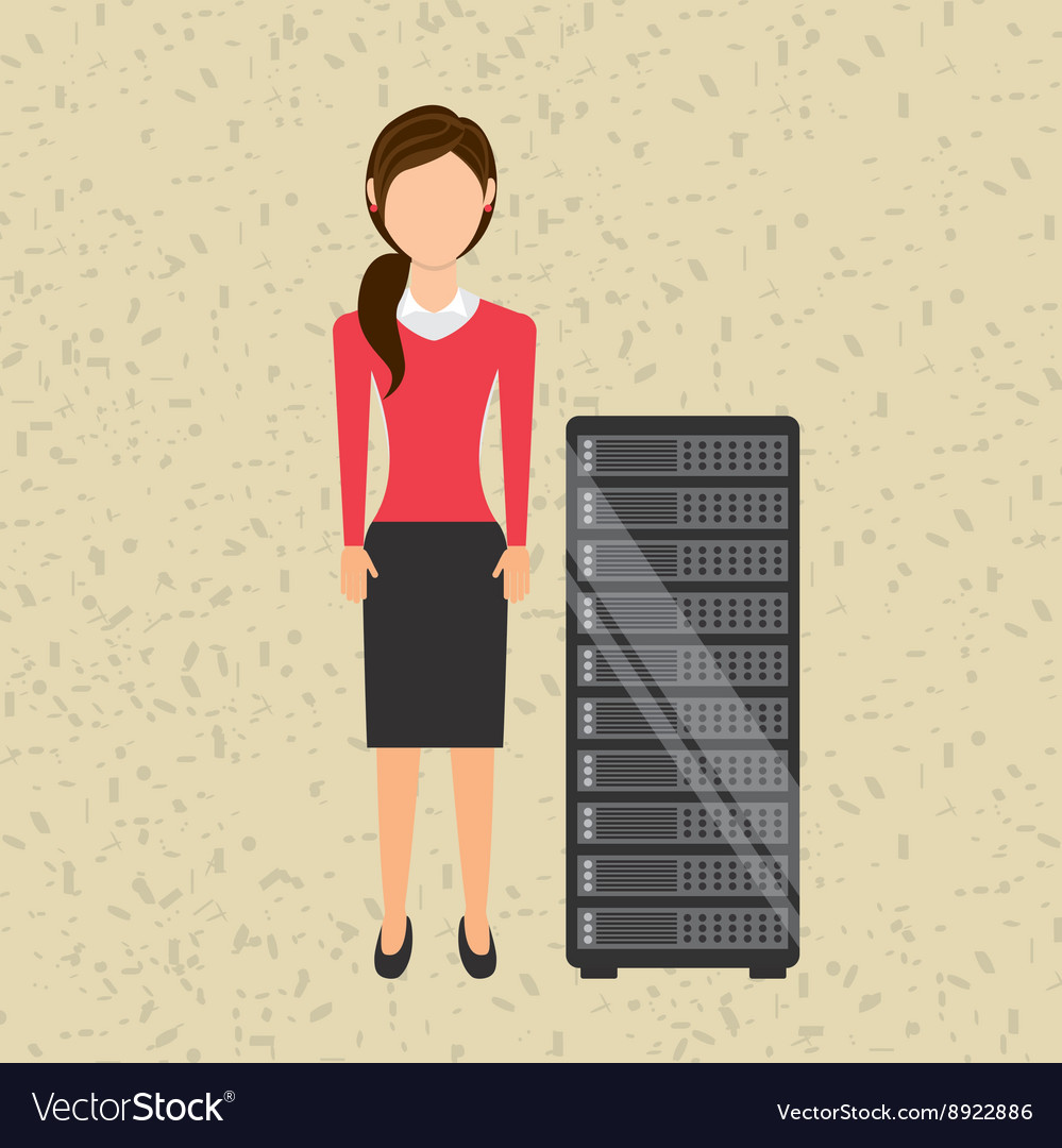 Data storage design Royalty Free Vector Image - VectorStock