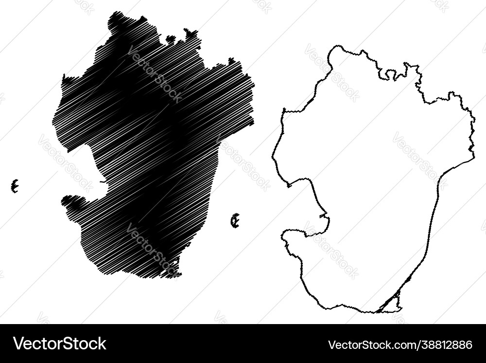 Dithmarschen district federal republic germany Vector Image