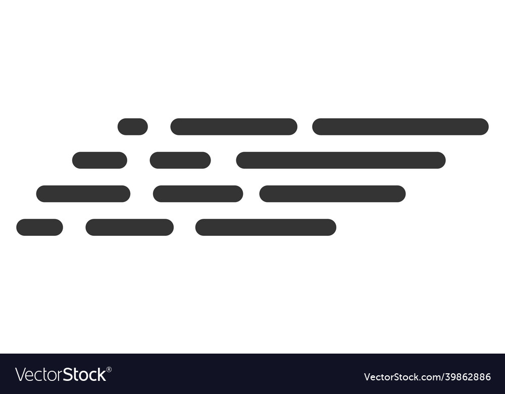 Rush transition effect icon Royalty Free Vector Image