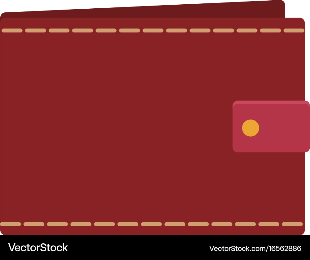 Wallet empty money business pocket icon Royalty Free Vector