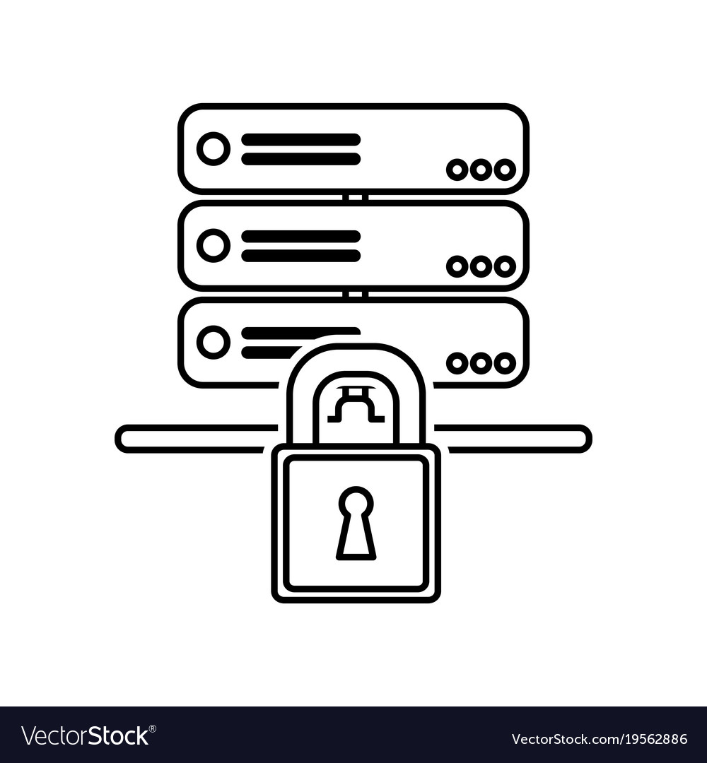 Web hosting design Royalty Free Vector Image - VectorStock