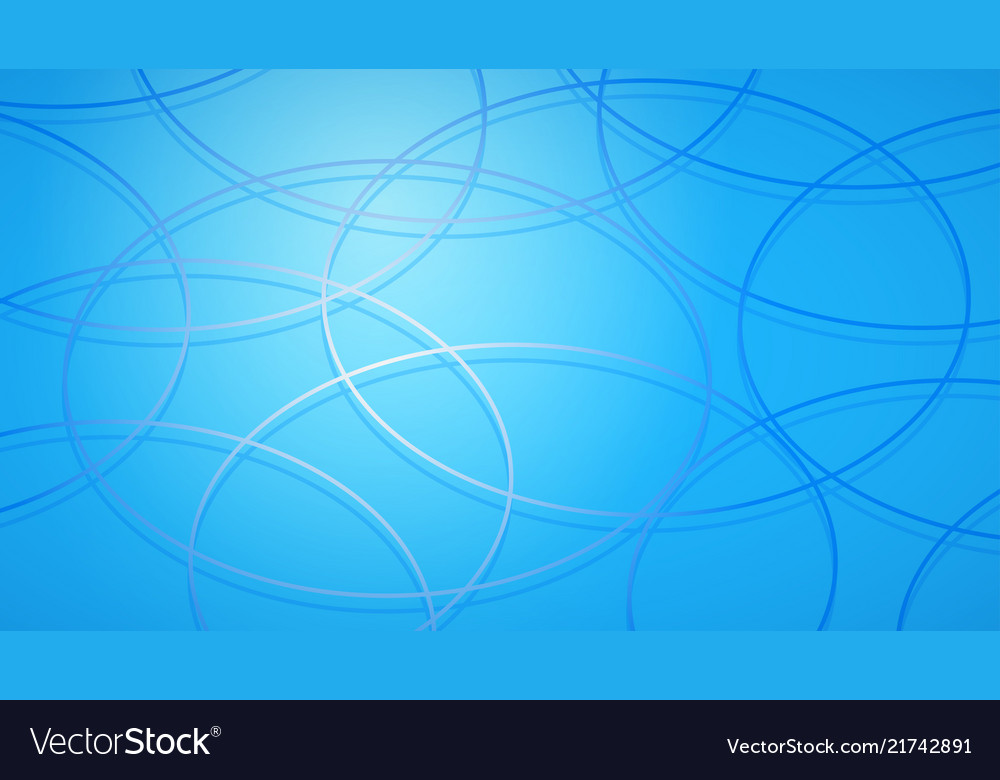 Abstract background of intersecting circles Vector Image