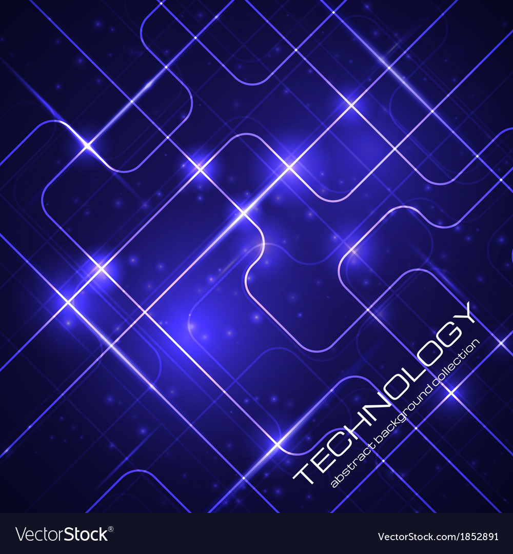 Bright technology background Royalty Free Vector Image
