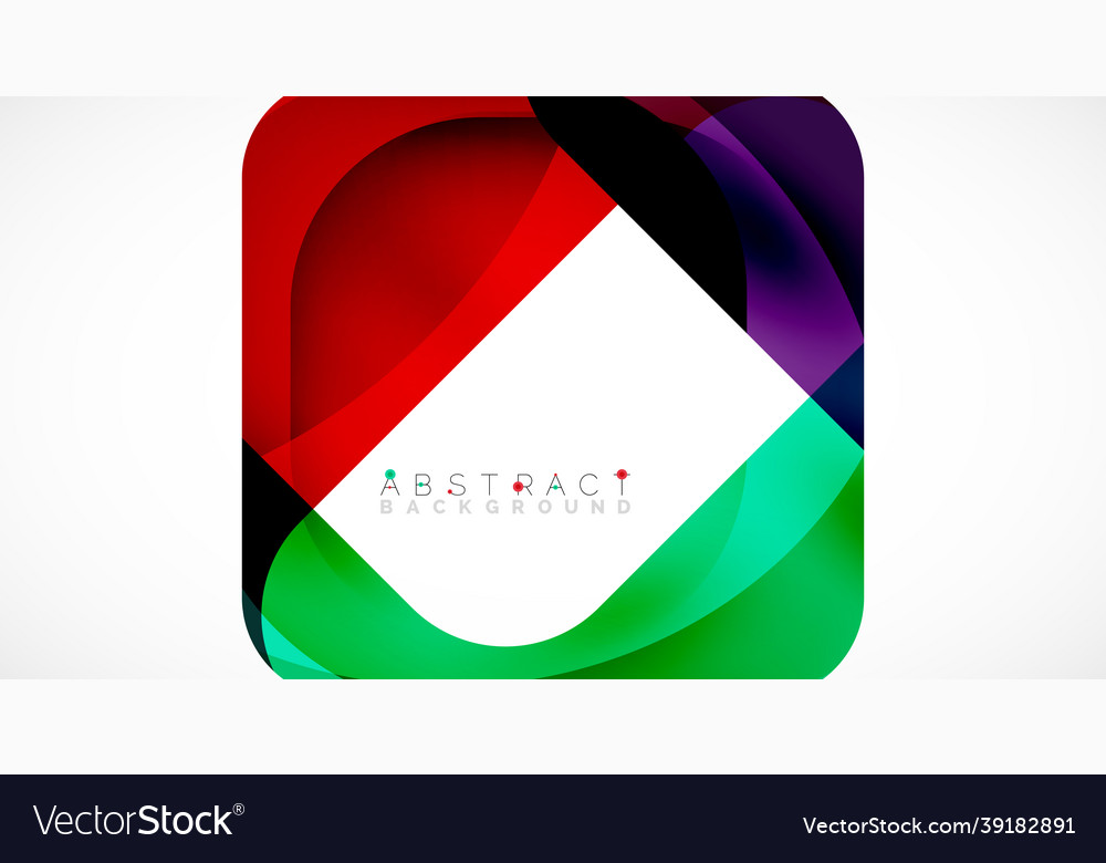 Minimal background abstract square shape Vector Image