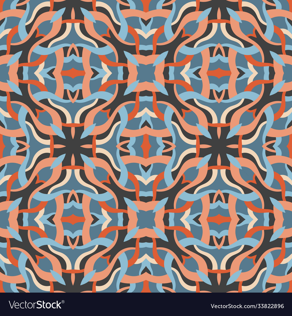 Abstract background seamless pattern carpet Vector Image