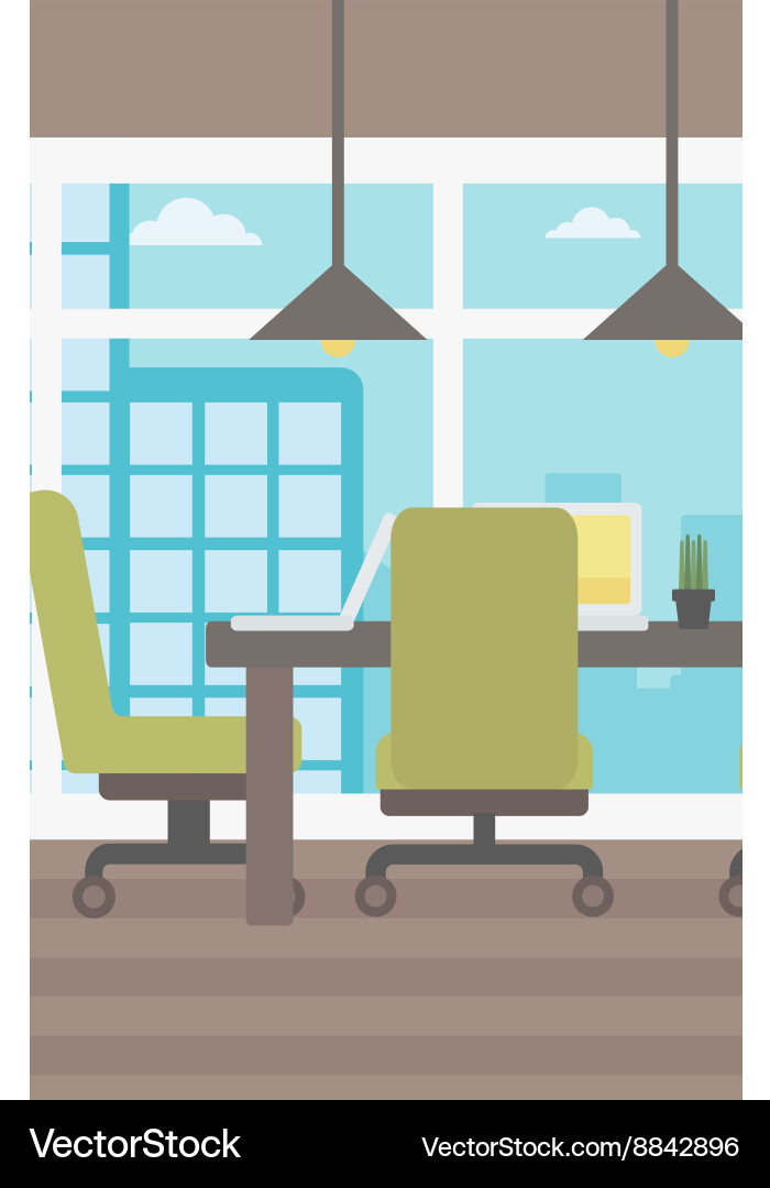 Background of conference room Royalty Free Vector Image