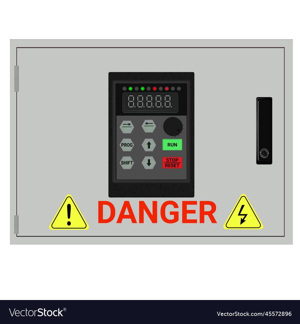 Control panel production Royalty Free Vector Image