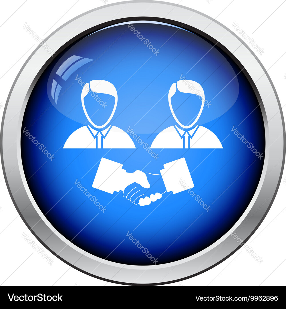 Hand shake icon Royalty Free Vector Image - VectorStock