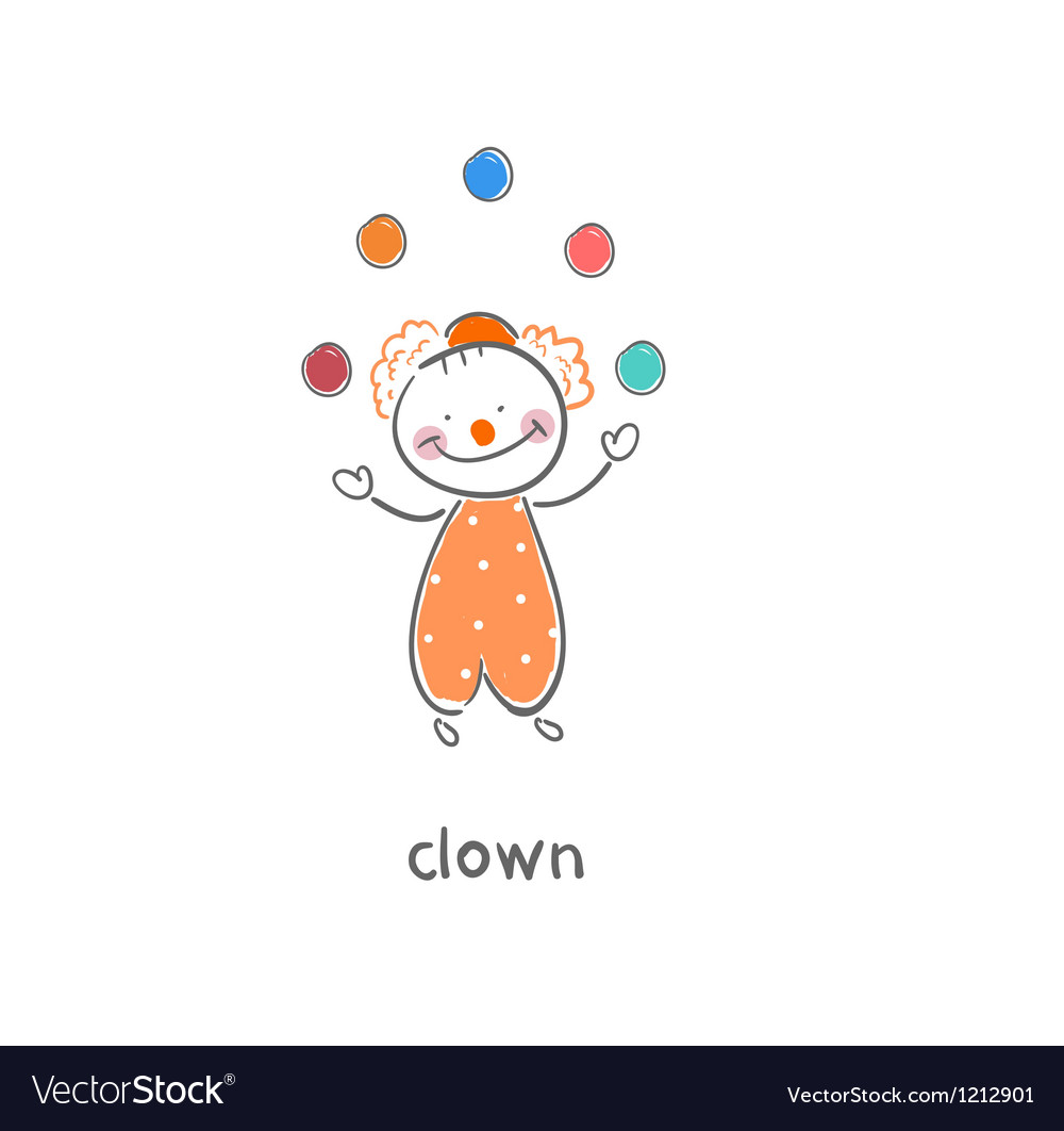 Clown Royalty Free Vector Image - VectorStock